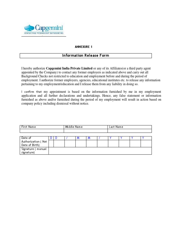 IRF Form | Government Information | Government