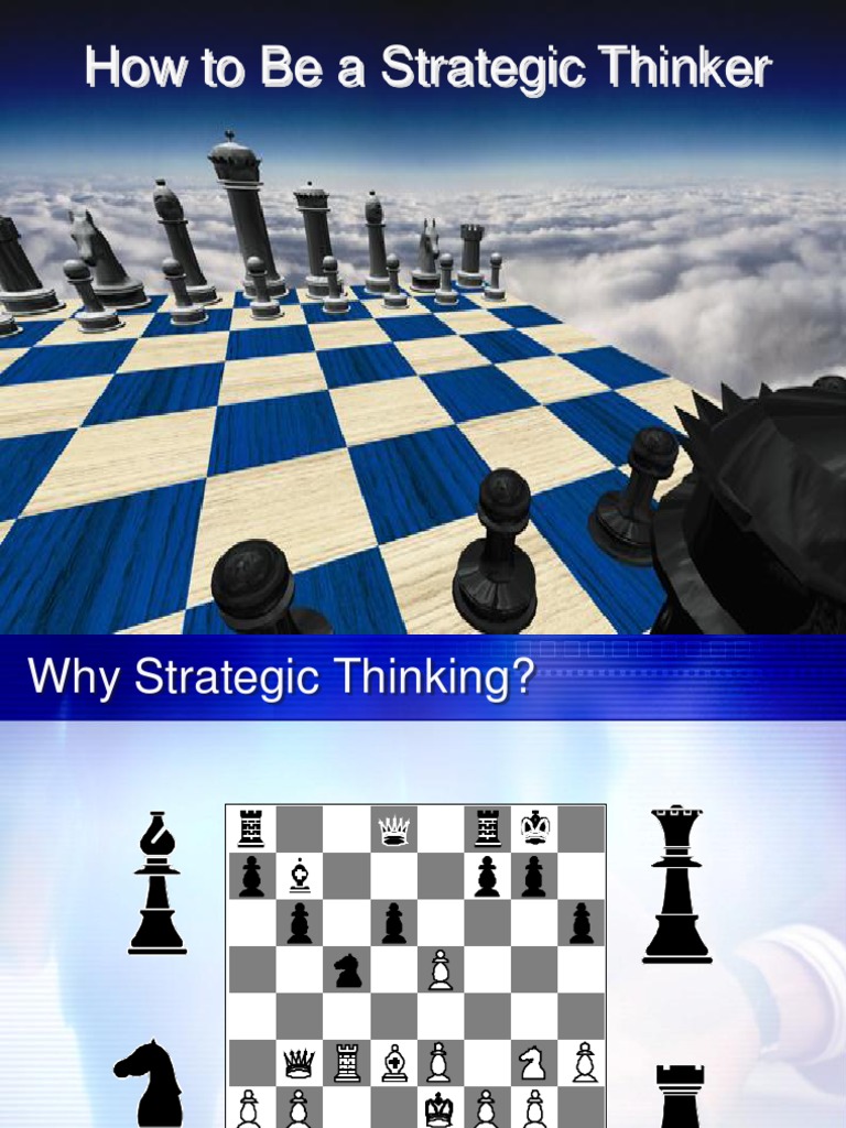 How To Be A Strategic Thinker | PDF