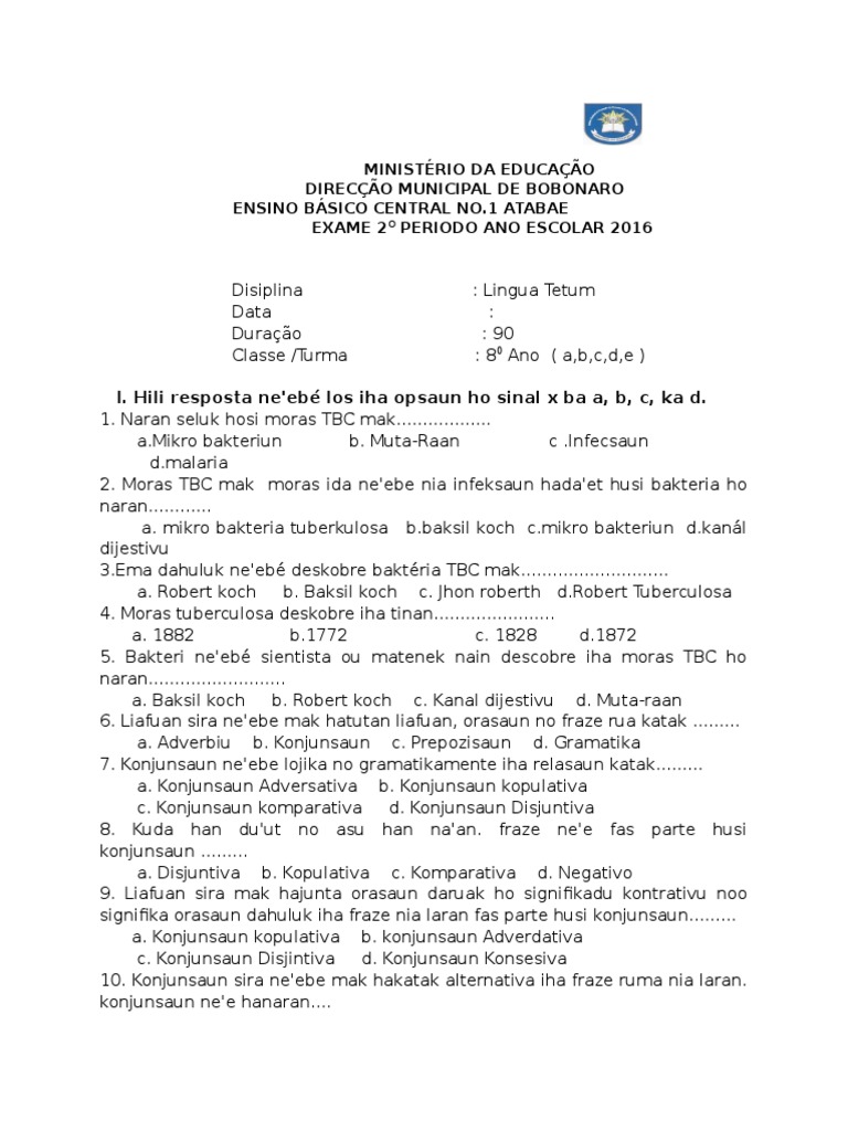 Lingua Tetun | PDF
