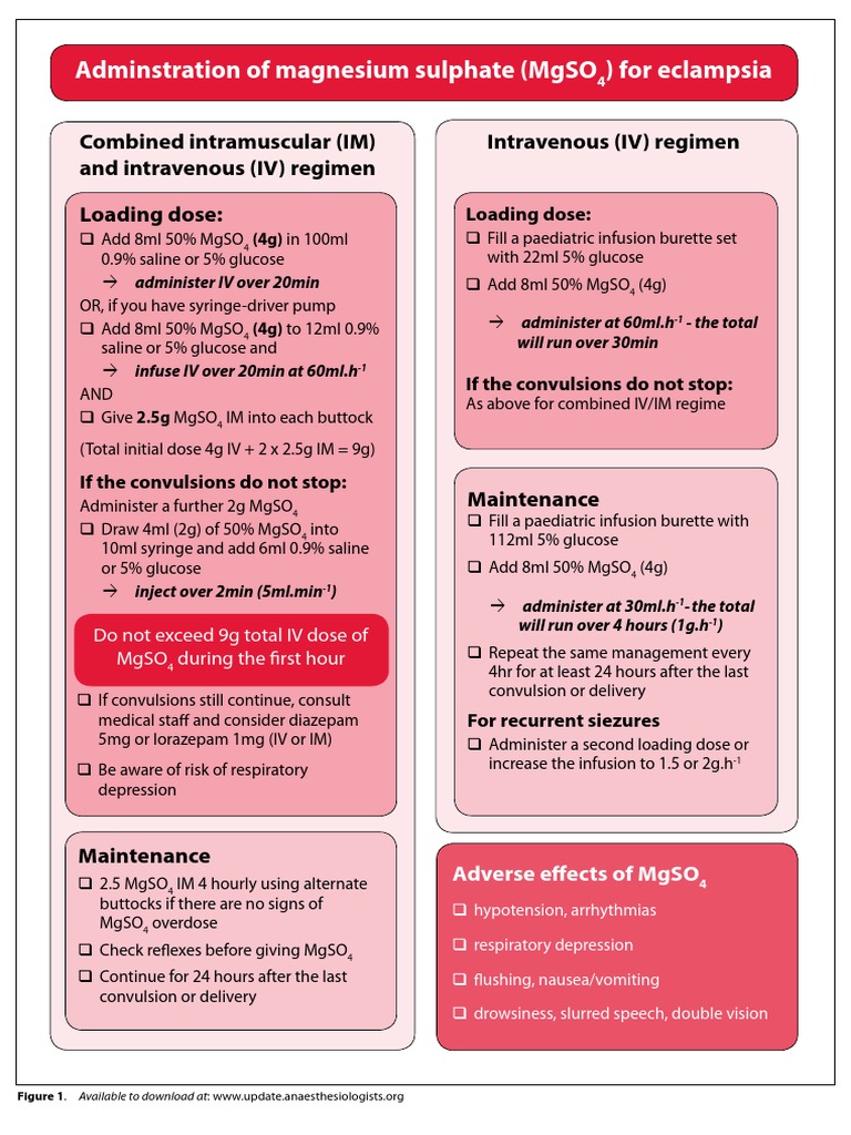 Management of Severe Pre-Eclampsia and Eclampsia Update 2009 | PDF ...