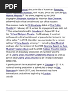 Themes and Motifs in Hamilton Musical | PDF | Hamilton (Musical)