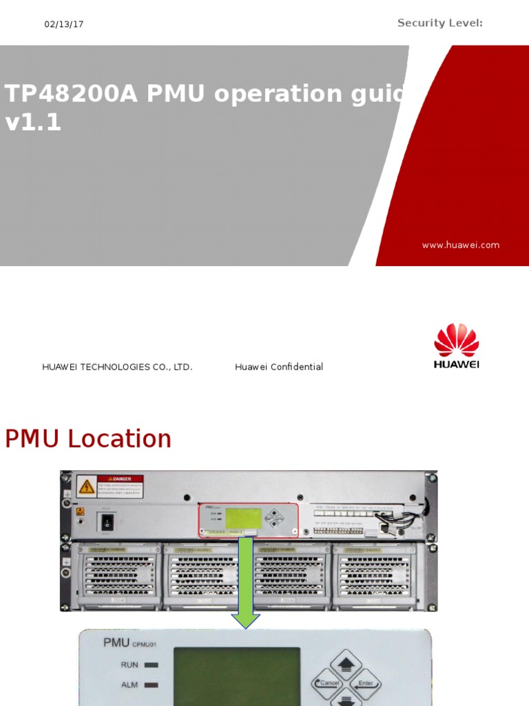 TP48200A PMU Operation Guide v1.1 | PDF | Menu (Computing) | Computer ...