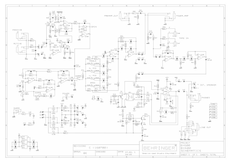 Behringer BX600 | PDF