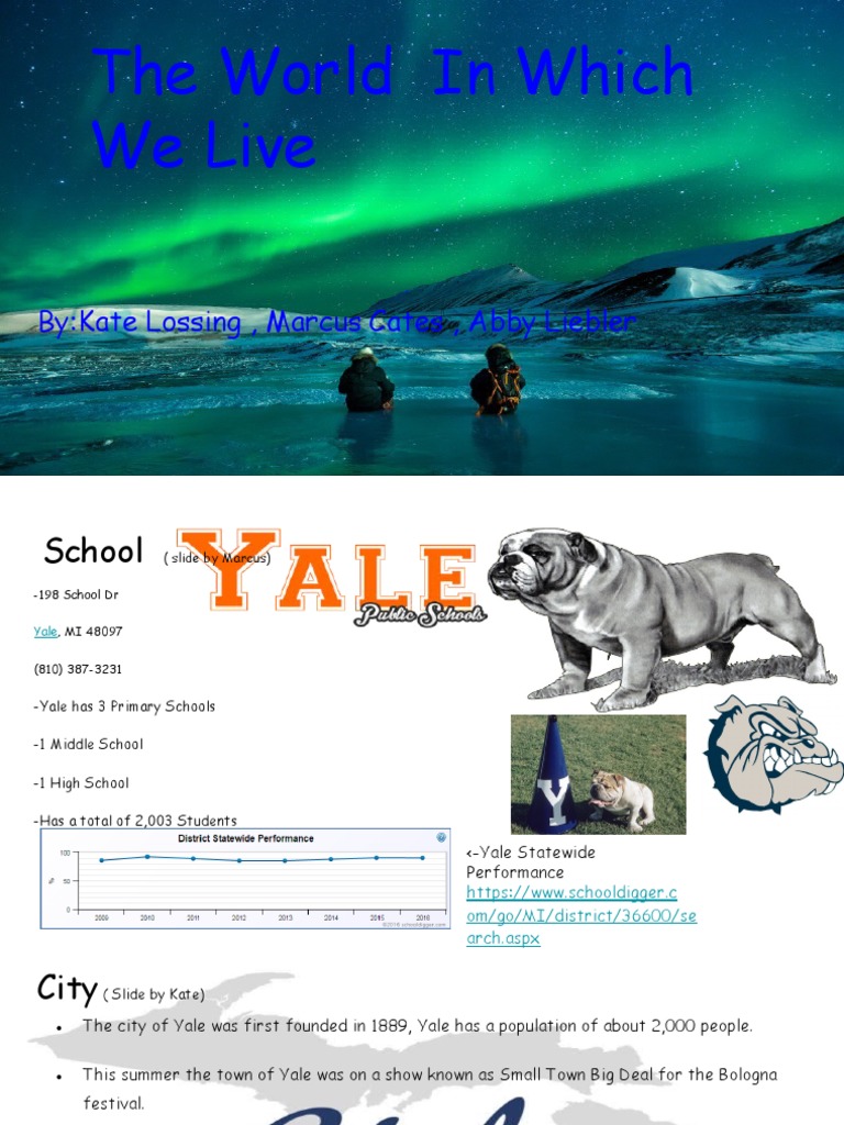 The World in Which We Live: By:Kate Lossing, Marcus Cates, Abby Liebler ...
