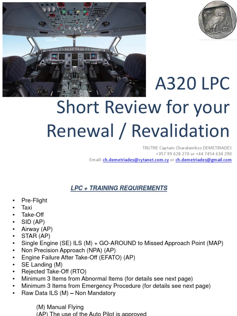 A320 LPC Renewal Guide | PDF | Takeoff | Spaceflight Technologies