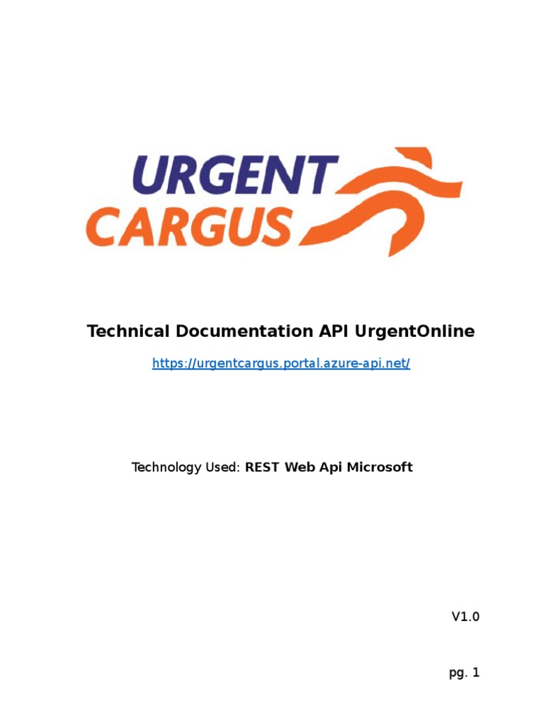 UrgentOnline API Technical Documentation | PDF | Email Address | Payments