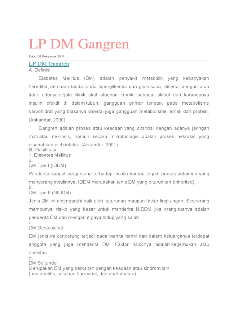 LP DM Gangren | PDF | Pengembangan Diri | Sains & Matematika