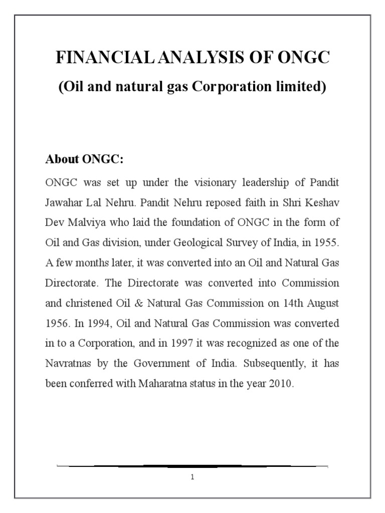 ONGC Financial Performance Overview | PDF | Revenue | Equity (Finance)
