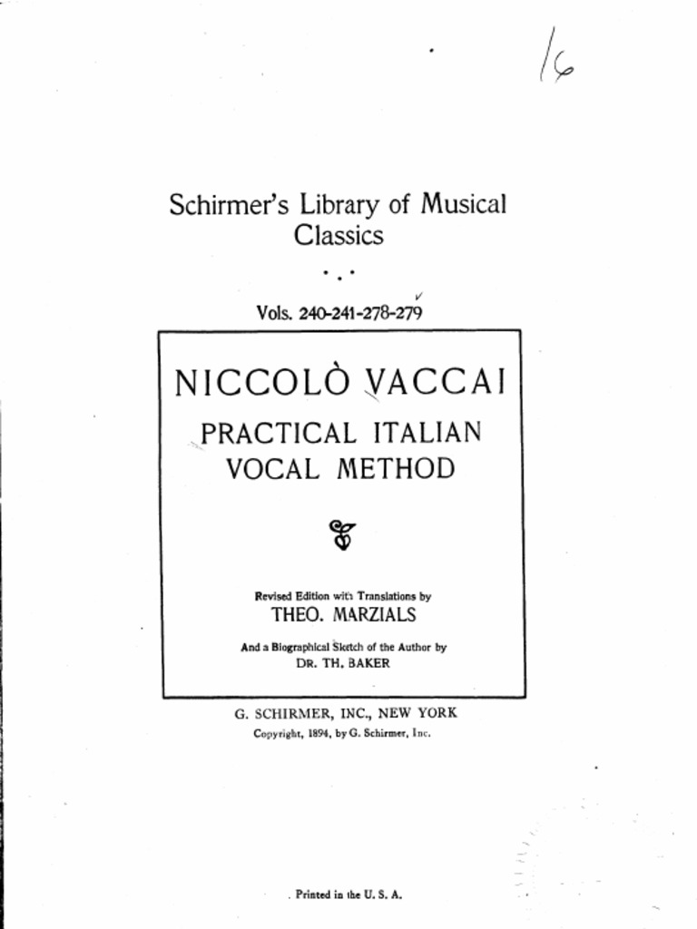 Vaccai PDF | PDF