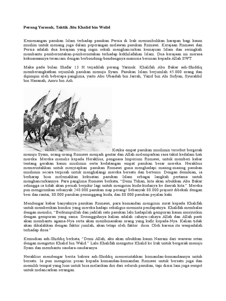 Perang Yarmuk | PDF