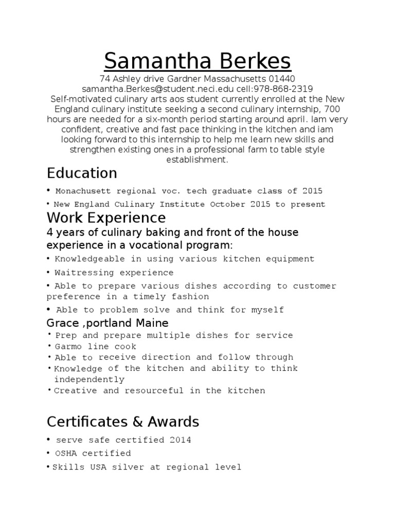 Second Year Resume | PDF