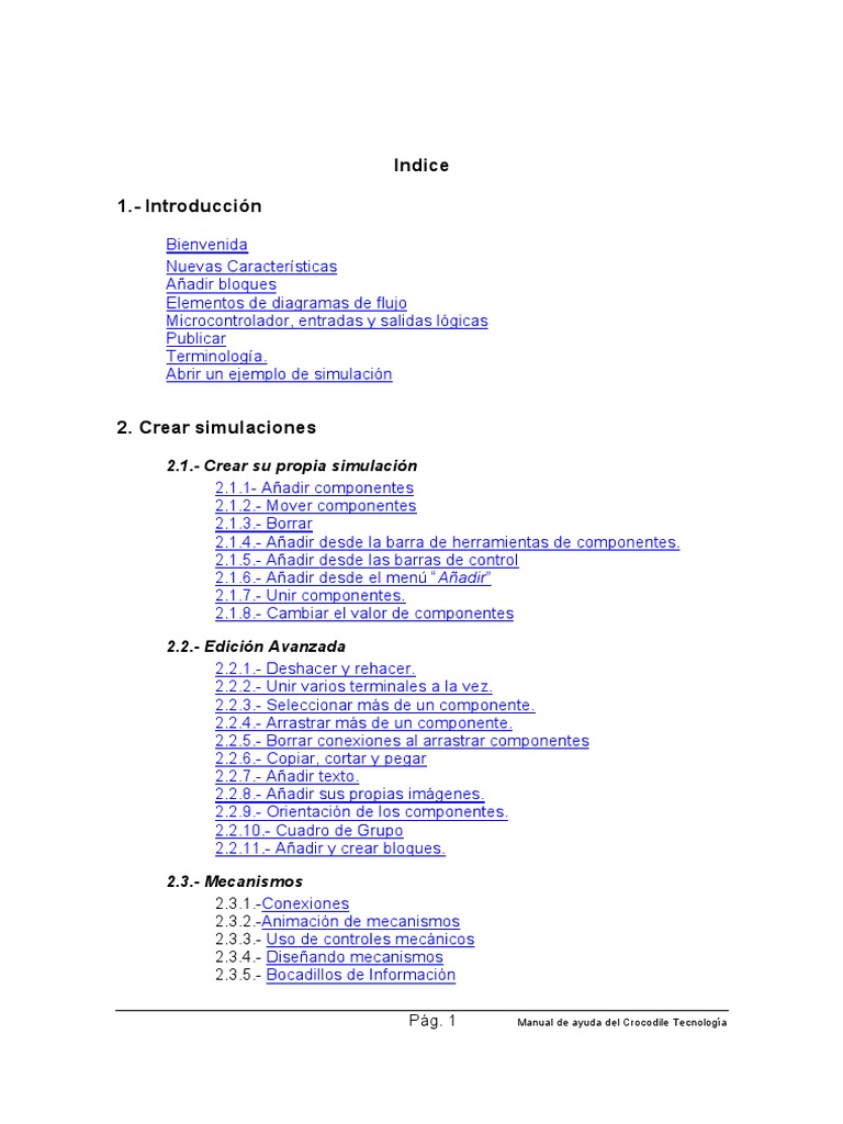Manual Completo Crocodile Tech PDF | PDF | Microcontrolador | Herramientas