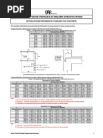 Table of Lap Splice | PDF | Physical Sciences | Building Engineering