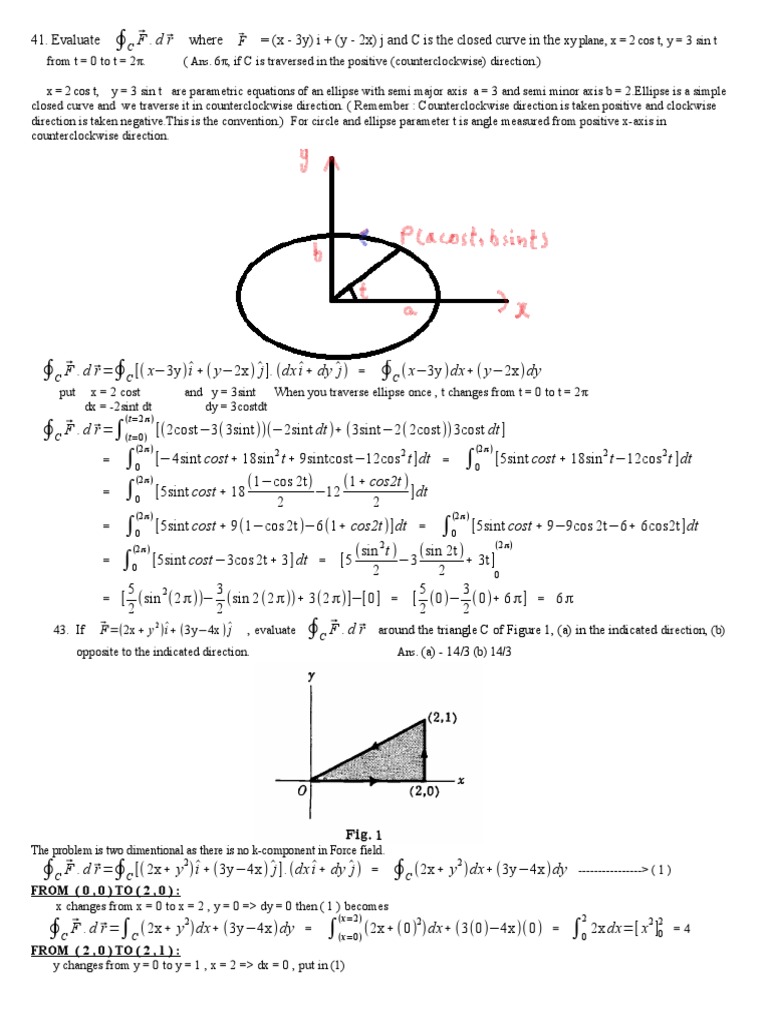 Solution1 Va | PDF | Ellipse | Cartesian Coordinate System
