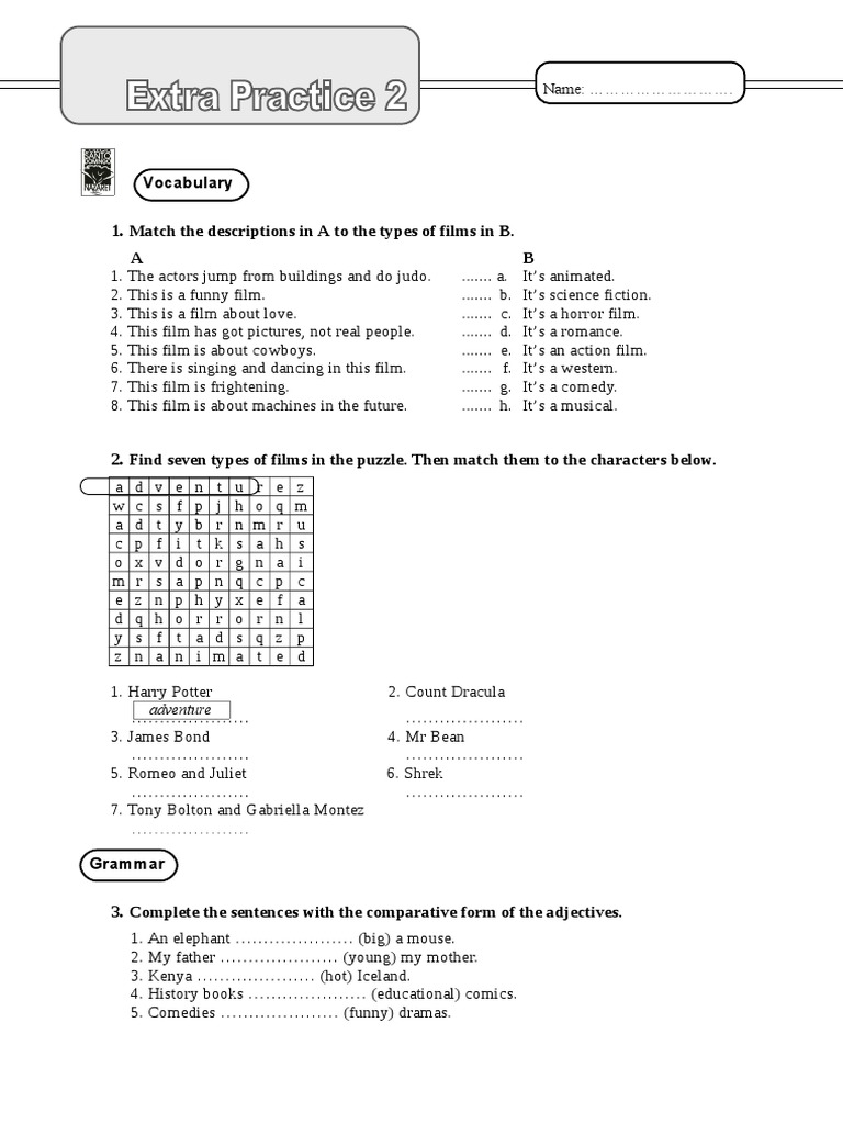 Revision Unit 6 Real English 1 1 ESO | PDF | Languages | Leisure