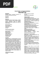 Glifosol - Herbicidas - Ficha Tecnica | PDF | Fotosíntesis | Biosíntesis