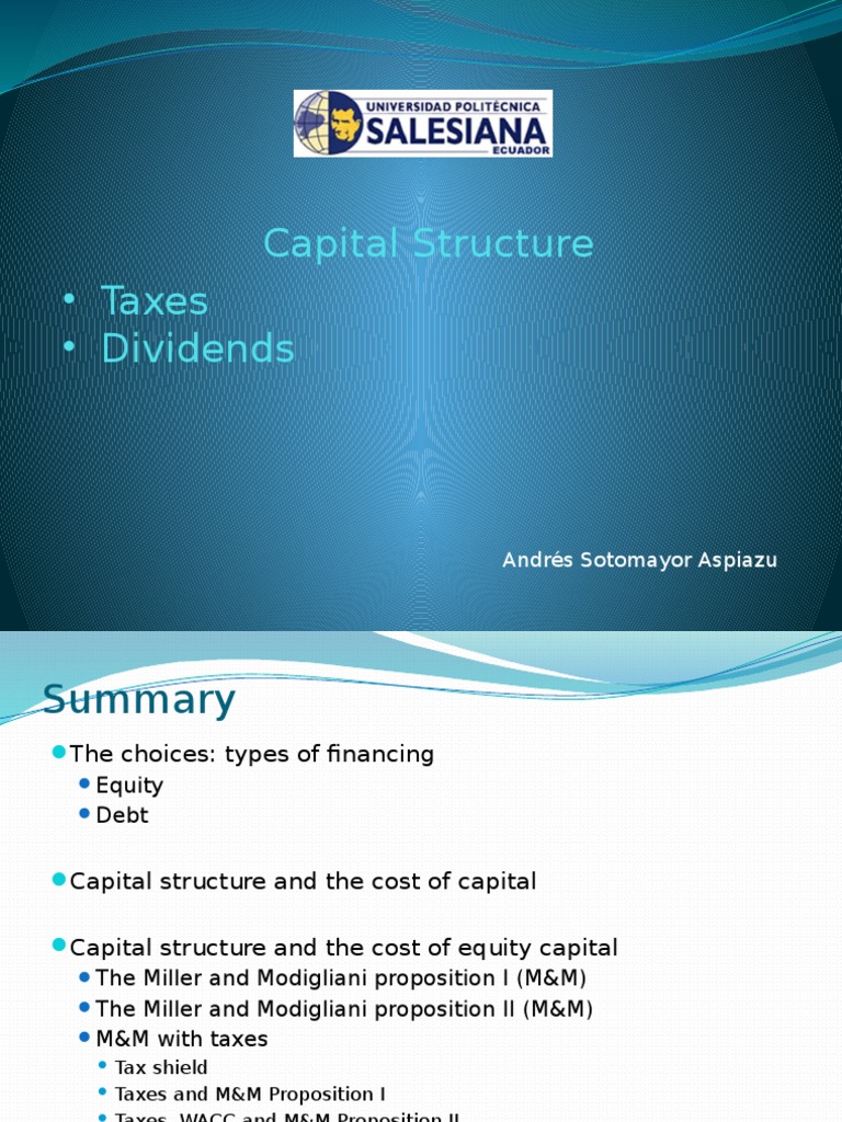 Debt vs. Equity Financing Analysis | PDF | Capital Structure | Cost Of ...