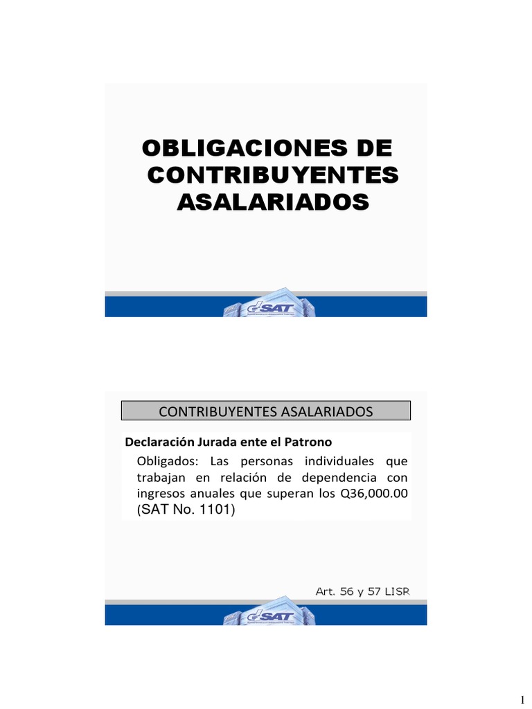 Llenado Formulario Sat 1101 PDF | PDF
