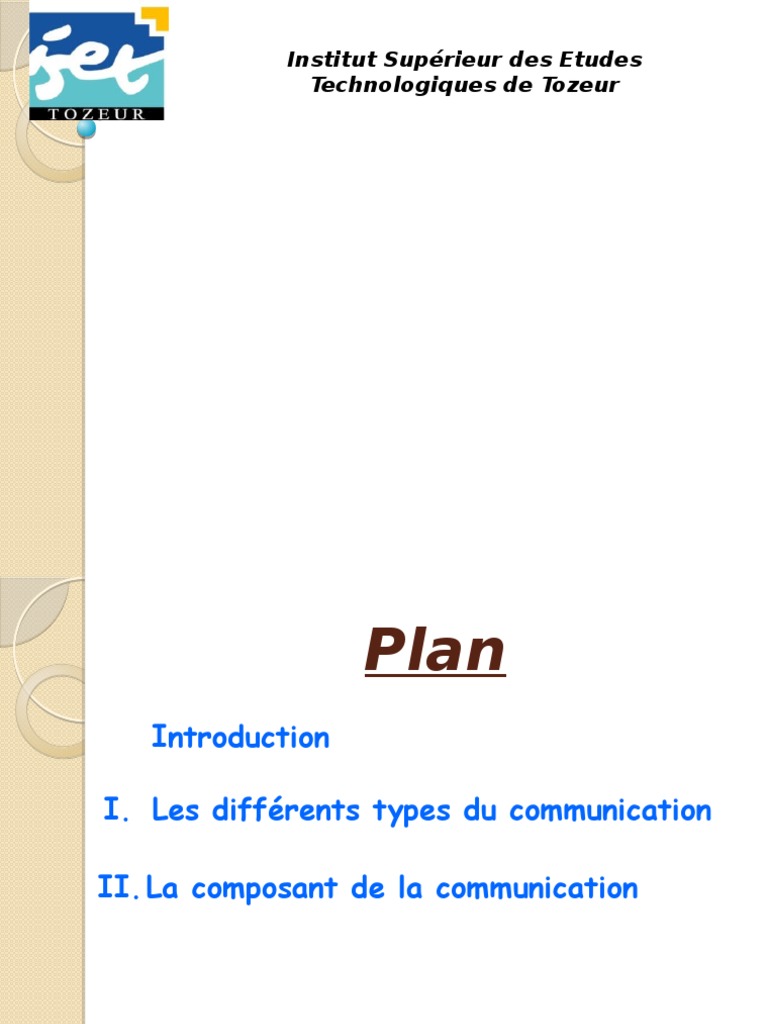 Technique de Communication | PDF