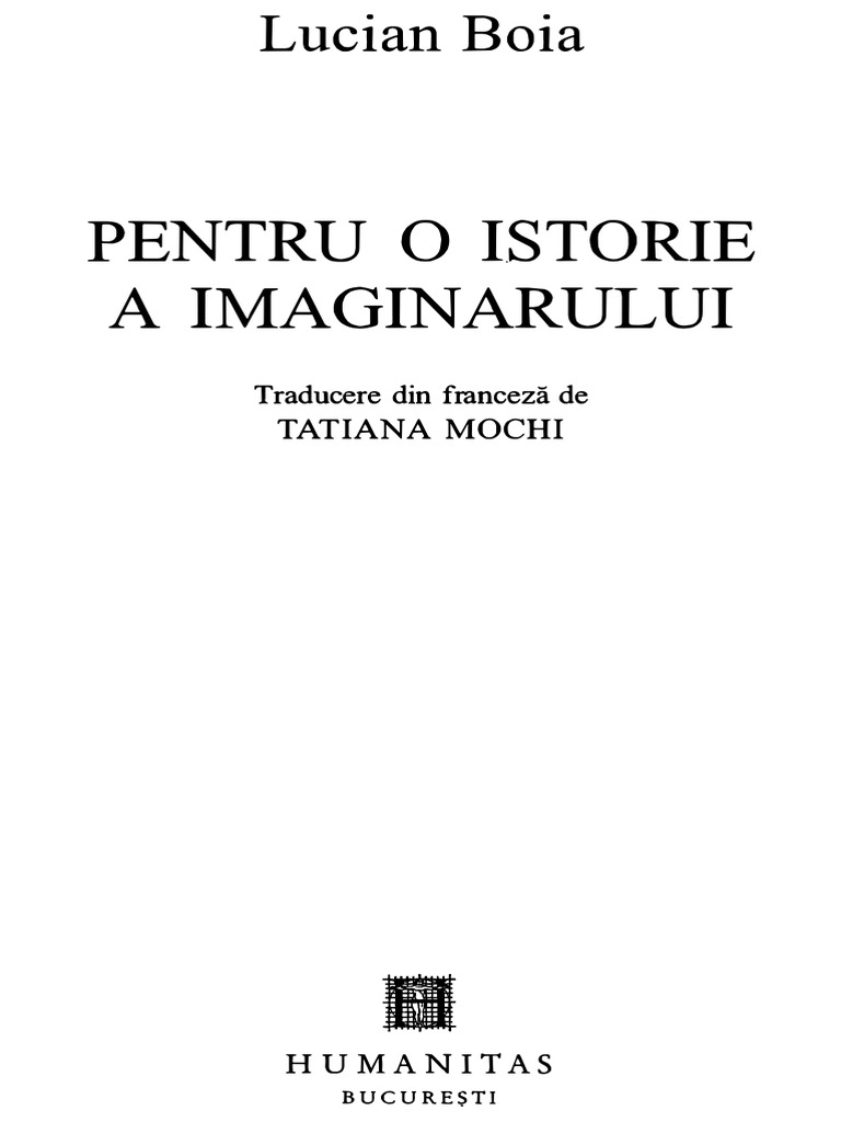 Lucian Boia - Jocul Alteritatilor PDF | PDF