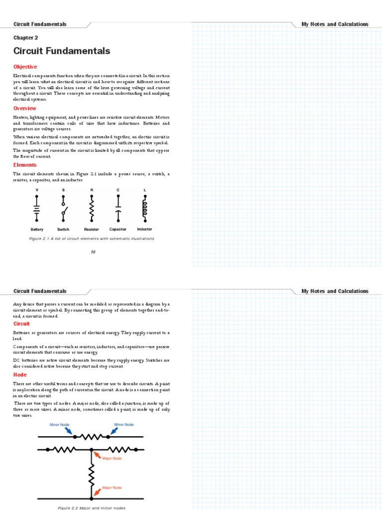 Circuit Fundamentals My Notes and Calculations | PDF | Electrical ...