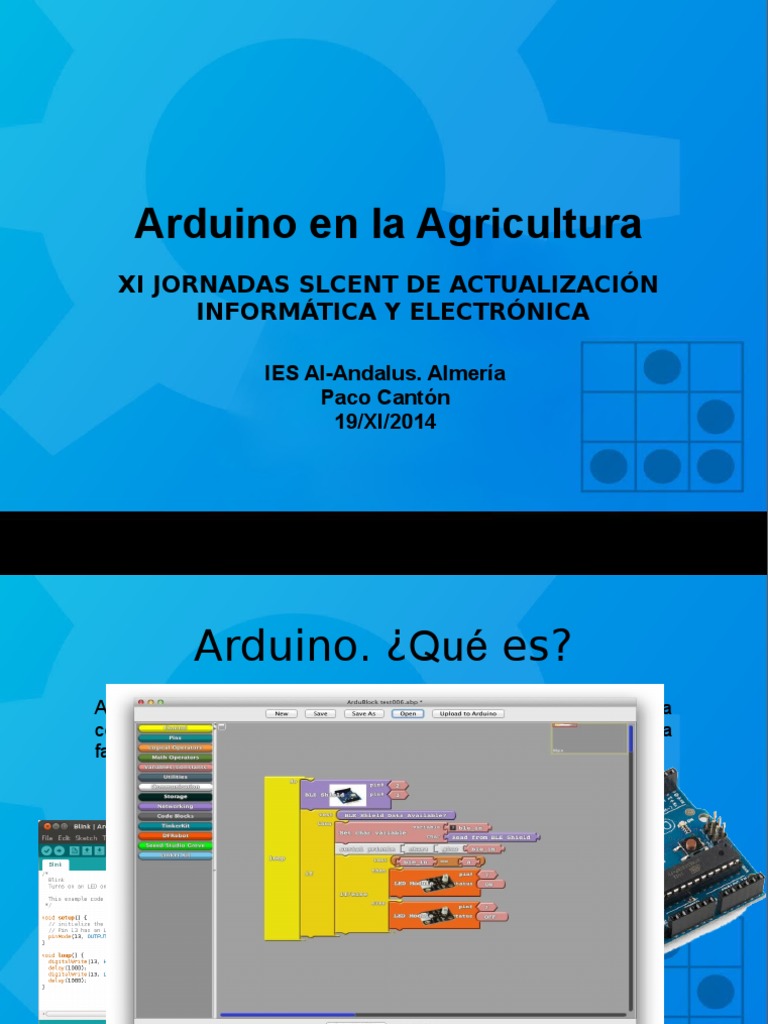 Pacocanton 2014-11-19 Arduino en La Agricultura | PDF