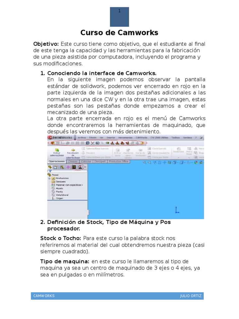 Curso de Camworks | PDF