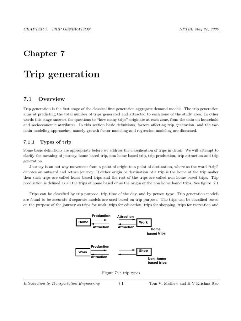 Trip Generation PDF | PDF | Regression Analysis | Equations