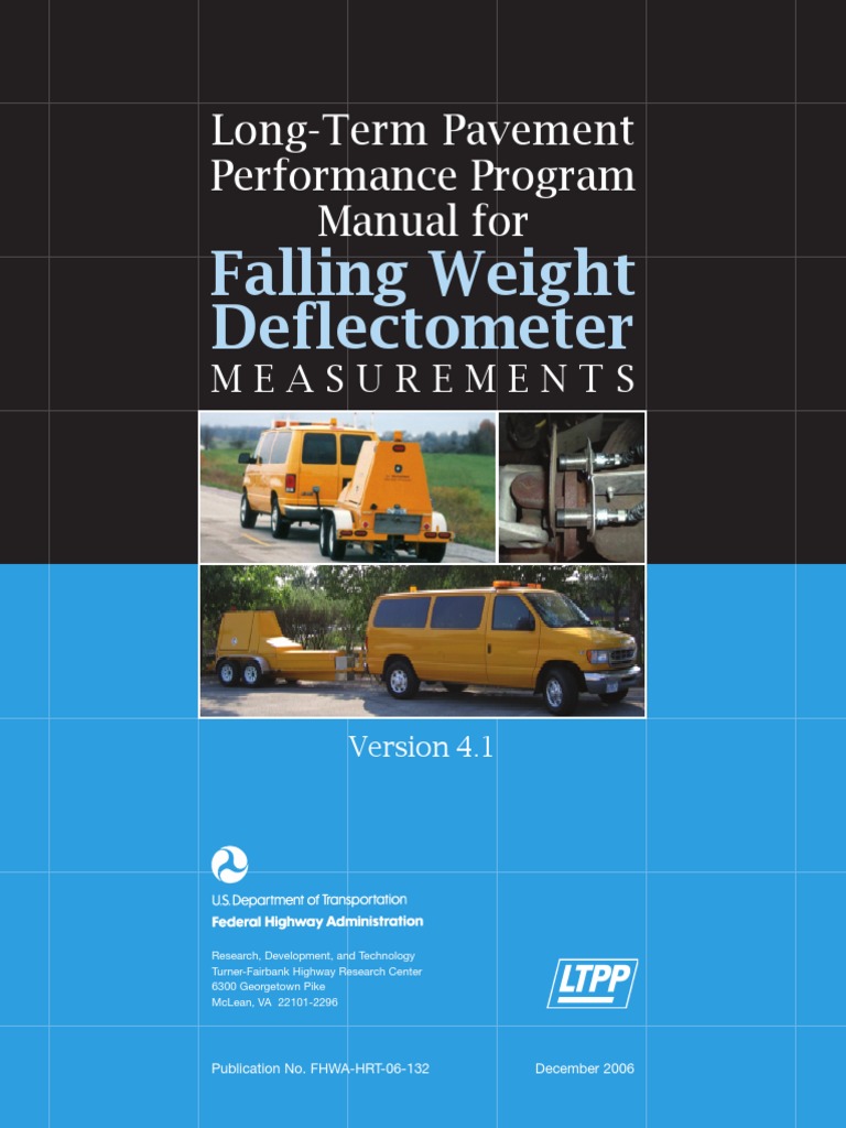 Long-Term Pavement Performance Program Manual For FWD PDF | PDF | Litre ...