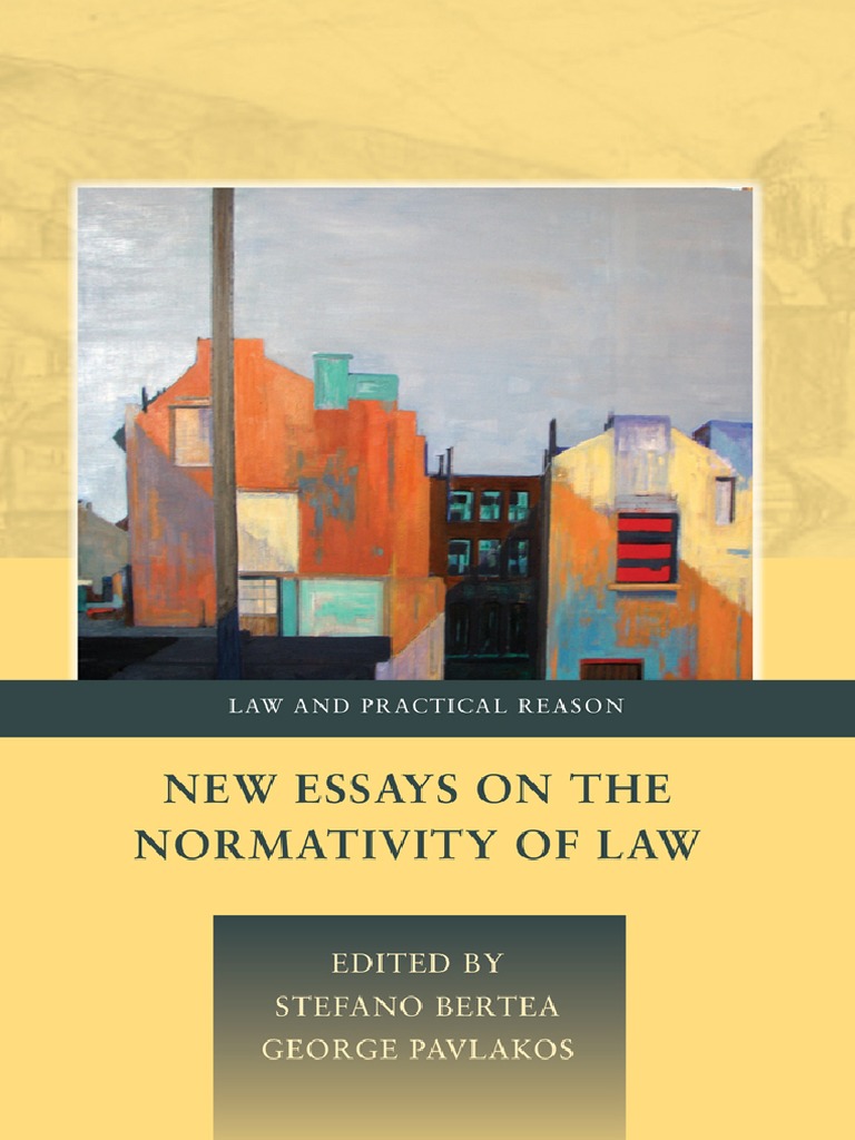 New Essays On The Normativity of Law | PDF | Jurisprudence | Immanuel Kant