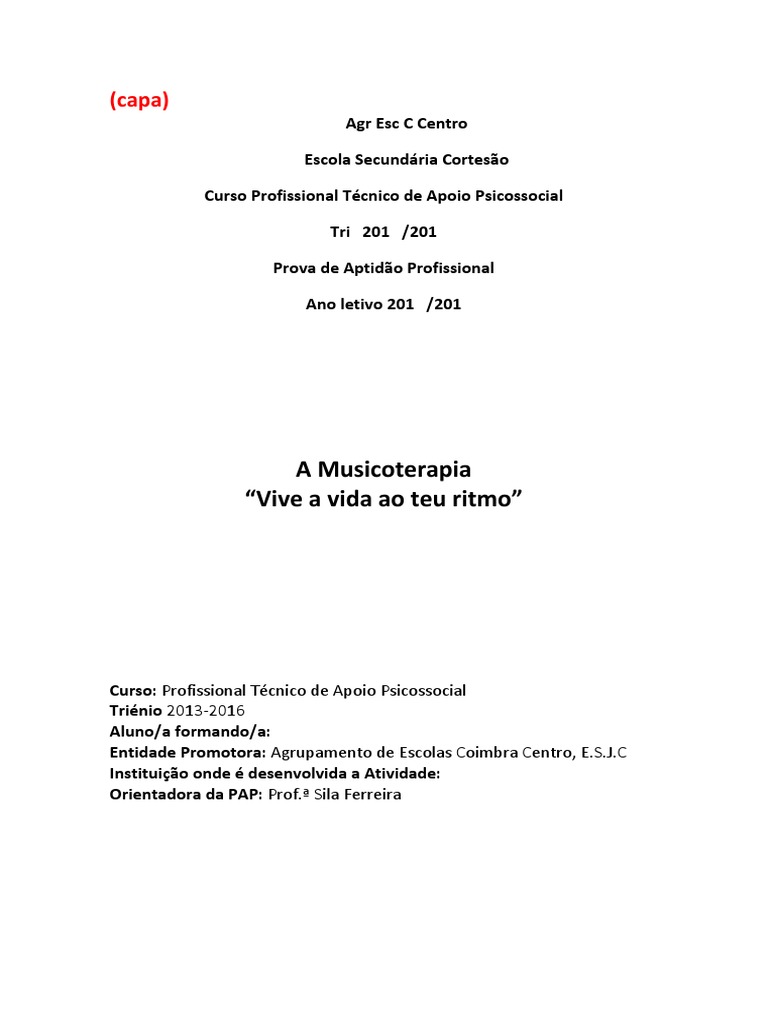 Modelo de PAP | PDF | Psicologia Social | Sociologia