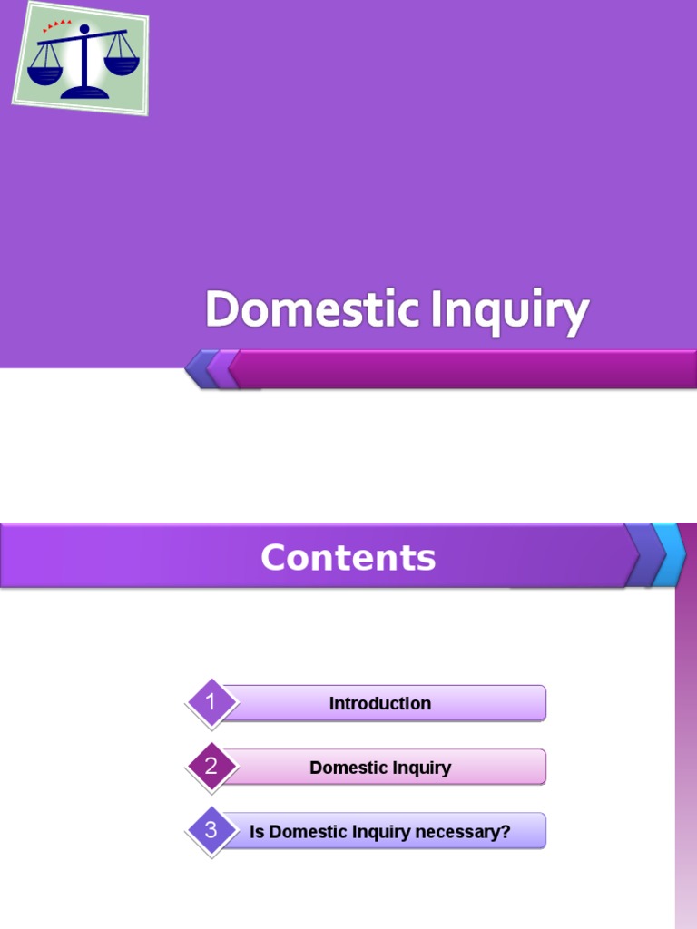 Domestic Inquiry Process in Malaysia | PDF | Plea | Misconduct
