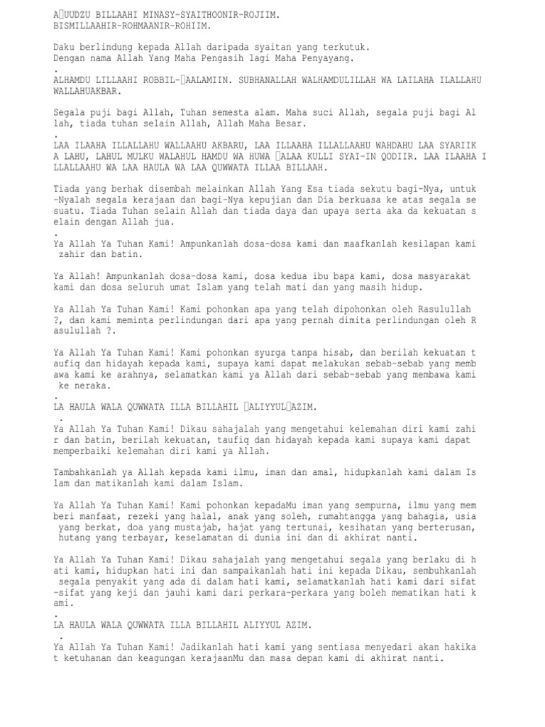 Doa Rumi | PDF | Agama & Spiritualitas