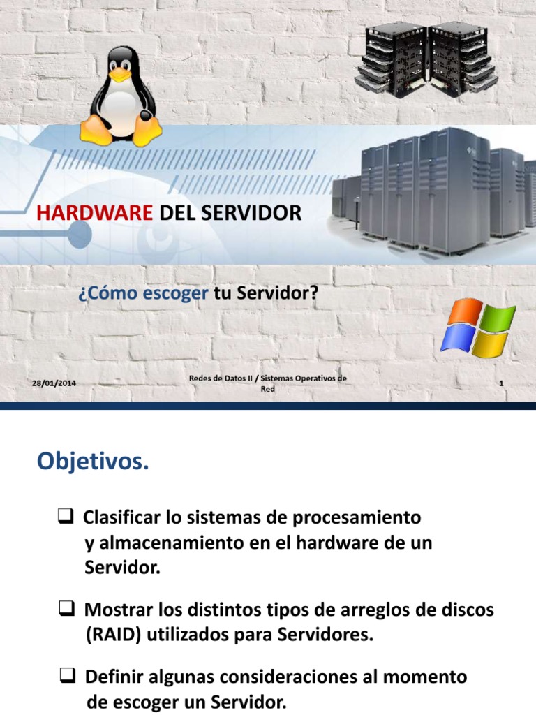 Características del Hardware de Servidores | PDF | Servidor ...