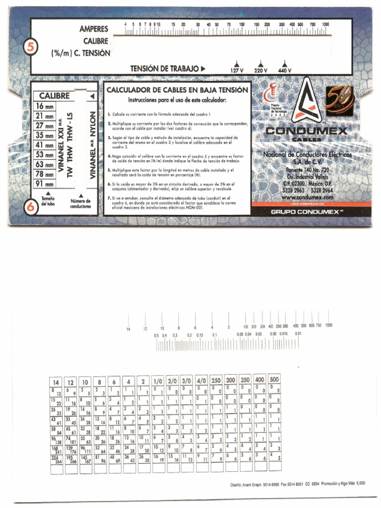 Condumex | PDF | Energia electrica | Poder (Física)