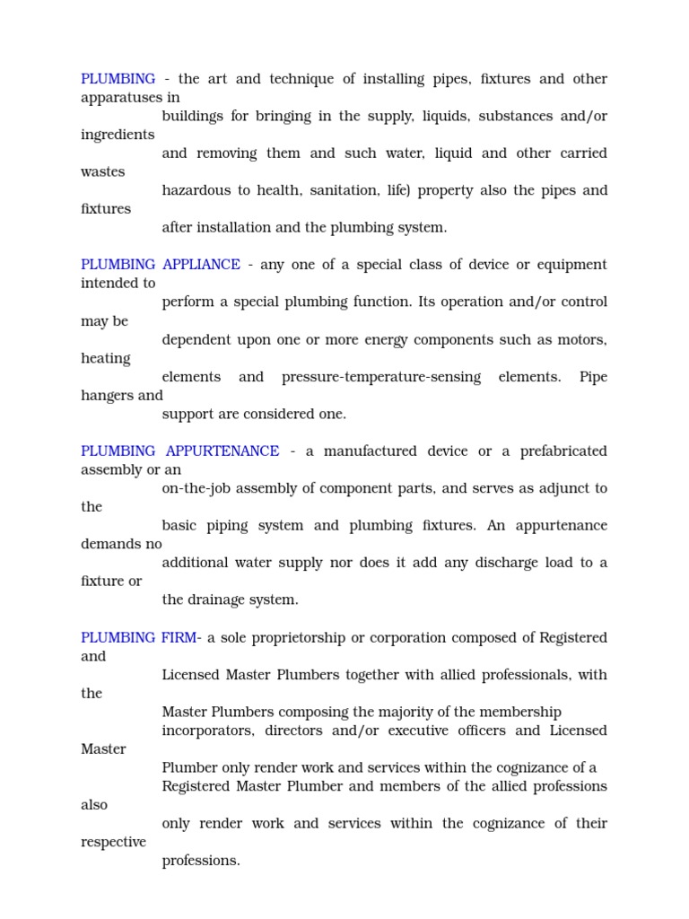 Master Plumber Exam Review Guides | PDF | Science & Mathematics