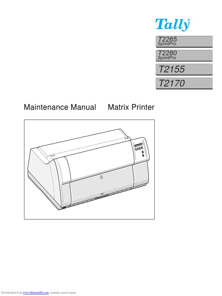 t2265 Sprintpro PDF | PDF | Printer (Computing) | Computer Hardware