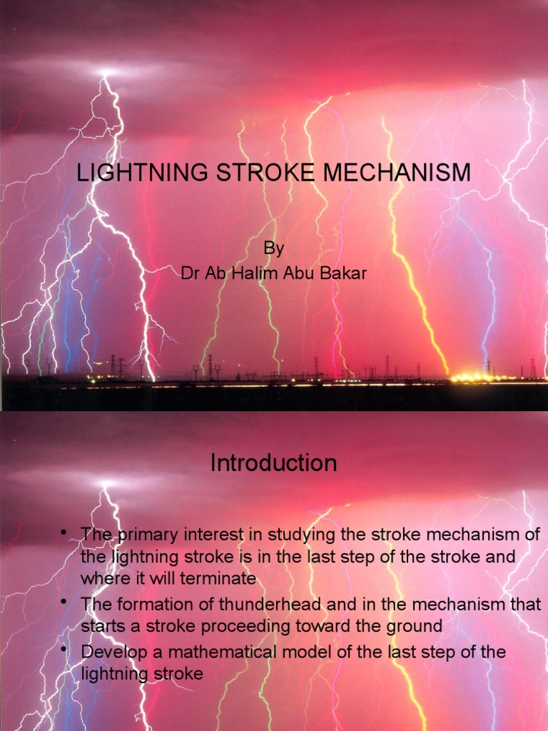 UM 2008 Lightning Mechanism | PDF | Lightning | Applied And ...