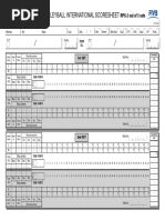 Volleyball Scoresheet | PDF