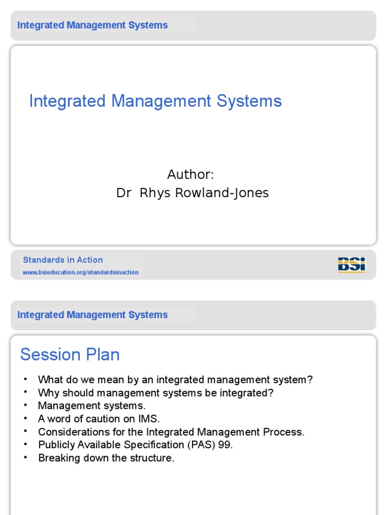 Integrated Management Systems | PDF | Quality Management System | Iso 9000