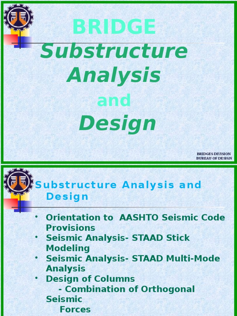 Substructure DesignA | PDF | Column | Deep Foundation