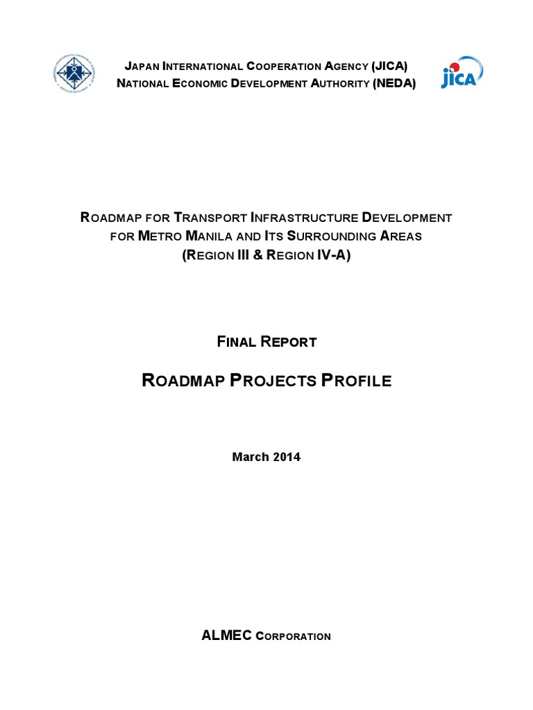 JICA Project Profiles 2014.pdf | Metro Manila | Rail Transport