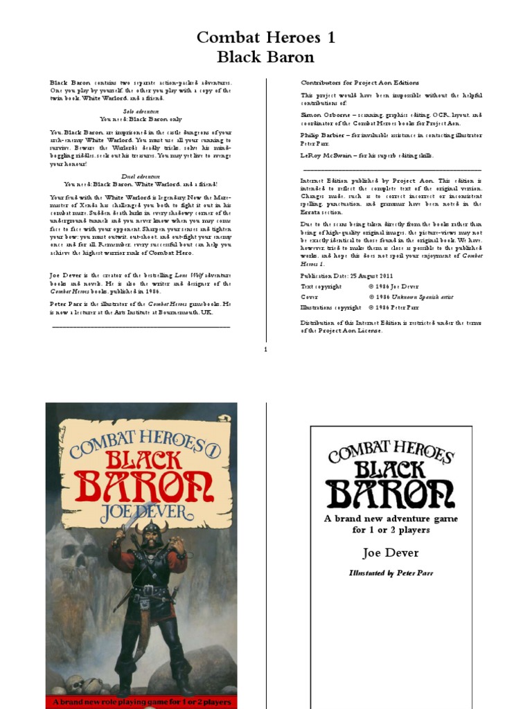 CH1 Black Baron PDF | PDF | Ambush | Violence