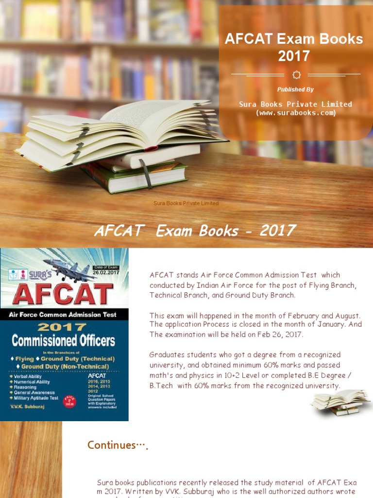 AFCAT Exam Books | PDF | Student Assessment And Evaluation | Test ...