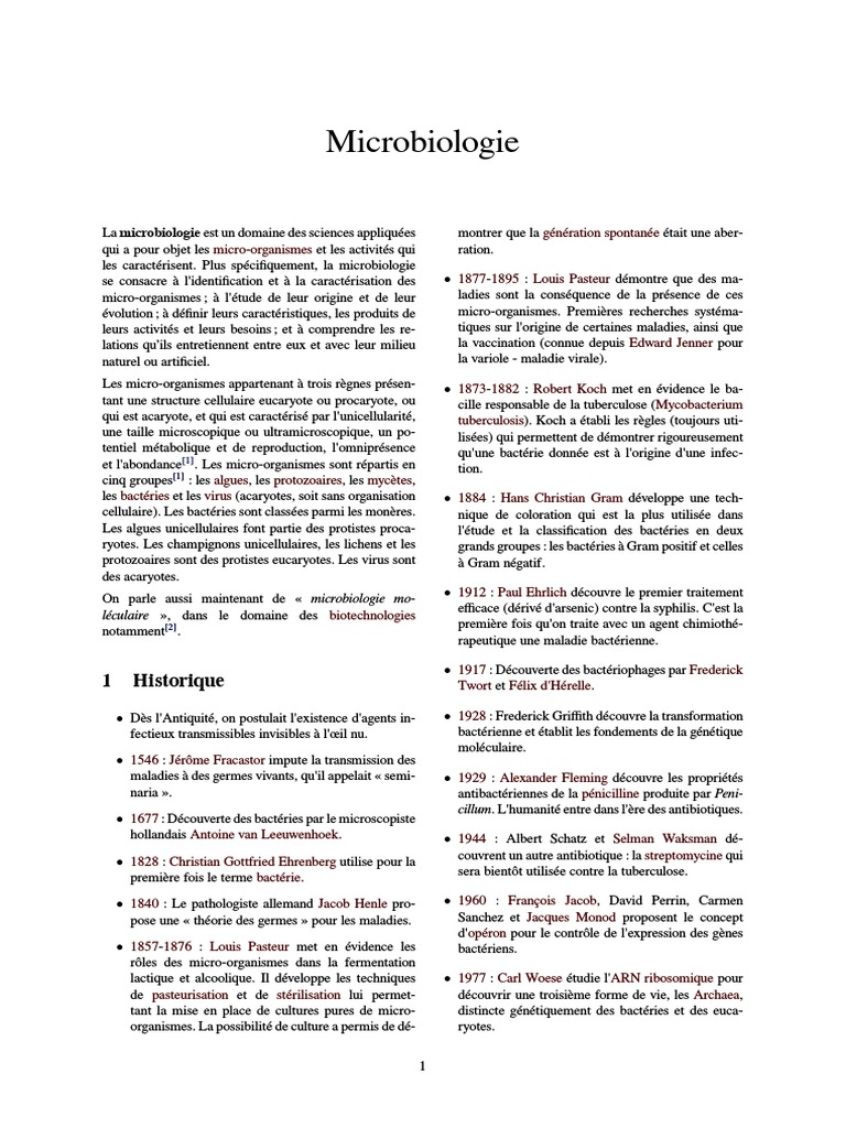 La Microbiologie TP | Microbiologie | Prokaryota