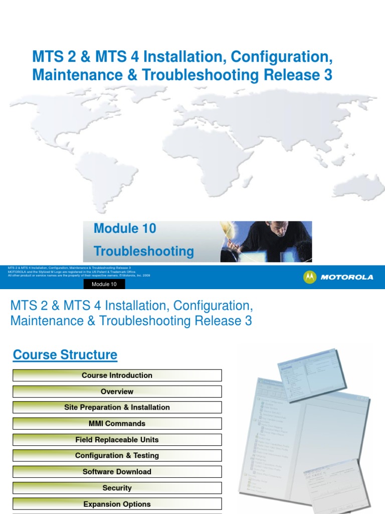 MTS 2 & MTS 4 Installation, Configuration, Maintenance ...