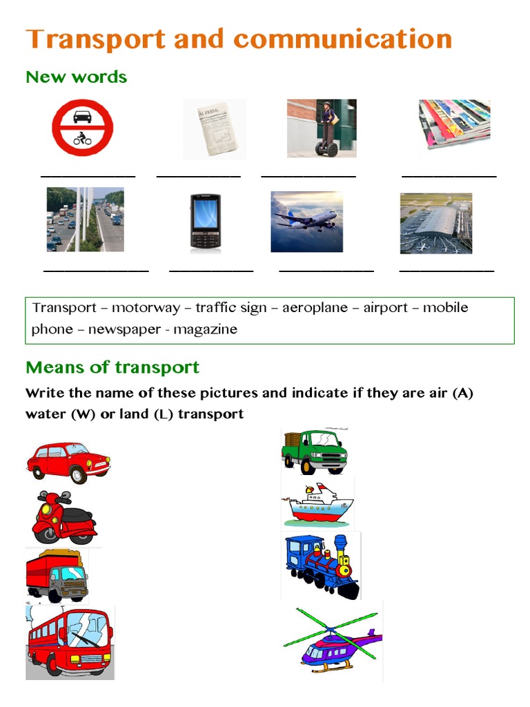 Transport and Communication | PDF