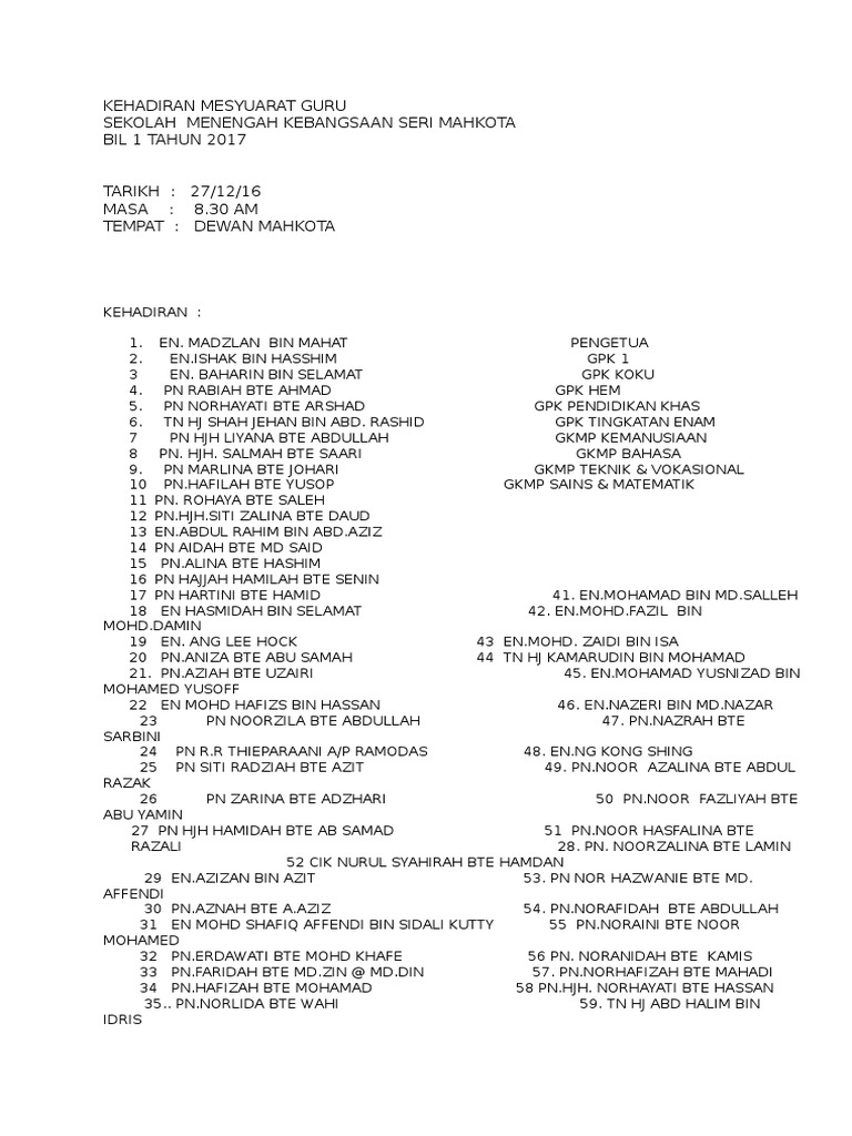 Minit Mesy Guru 1 | PDF