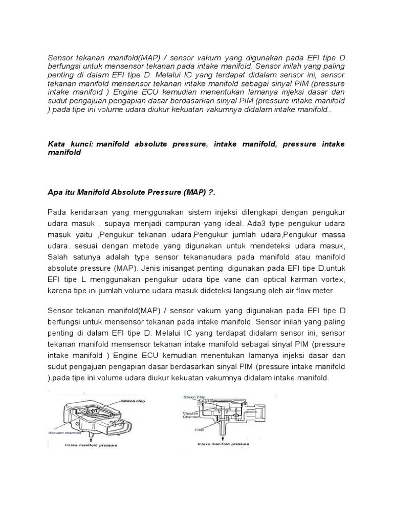 Sensor CMP Dan MAP | PDF