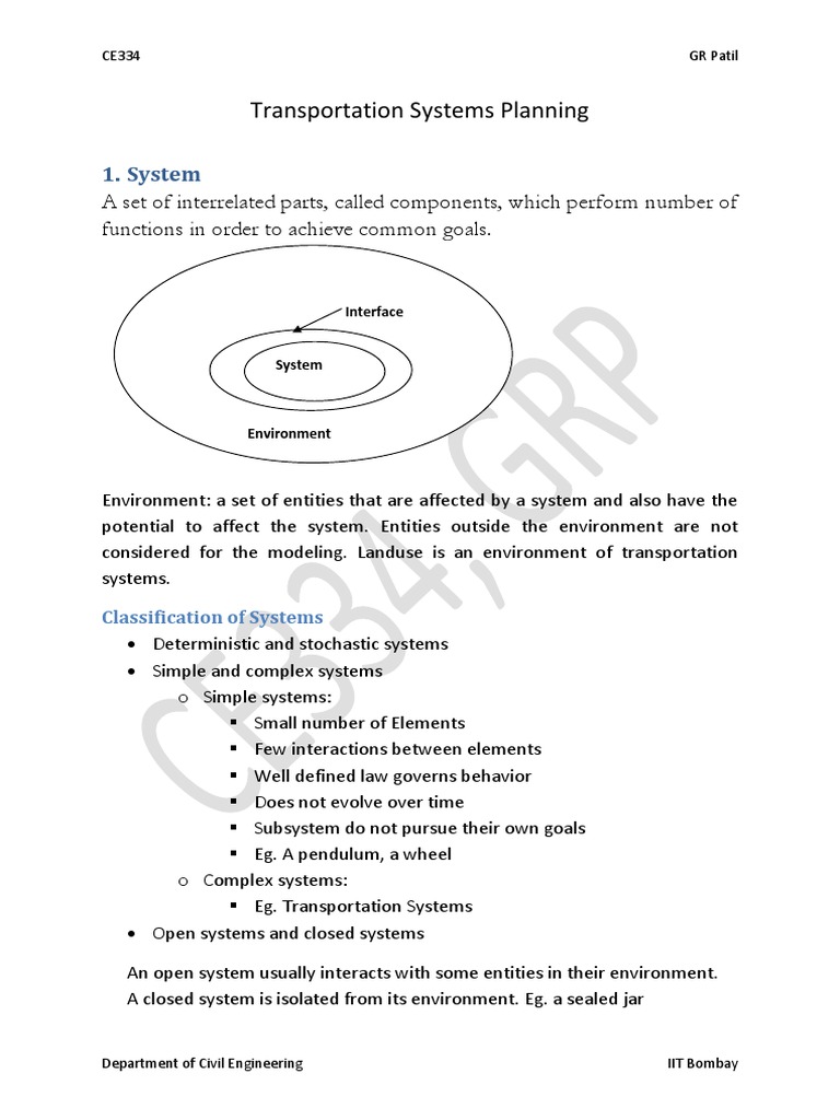 Intro To Transportation Planning For Moodle | PDF | Conceptual Model ...